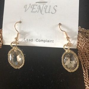 VENUS | Jewelry | Nwt Venus Gemstone Beaded Necklace And Earrings ...